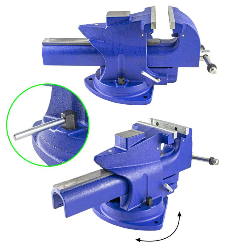 ÉTAU D'ÉTABLI 150MM TYPE RAPIDE