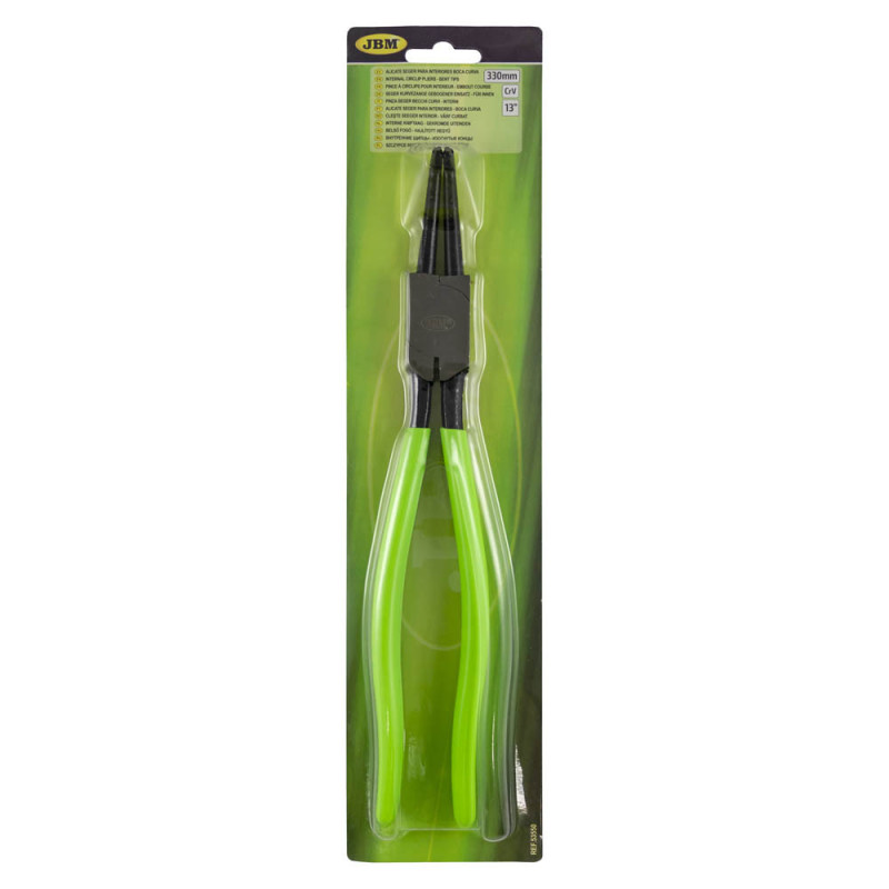 PINCE À CIRCLIPS POUR INTERIEUR - EMBOUT COURBE 13" 330MM